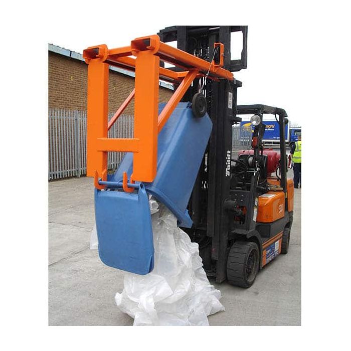 Fork Mounted 90lt / 240lt Wheelie Bin Lifter