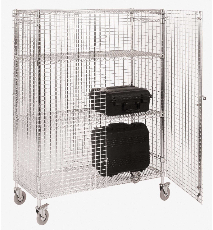 Chrome Wire Security Cages - Mesh Cages