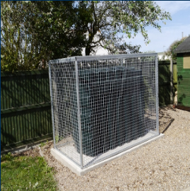 Galvanised Cages - Galvanised Mesh Storage